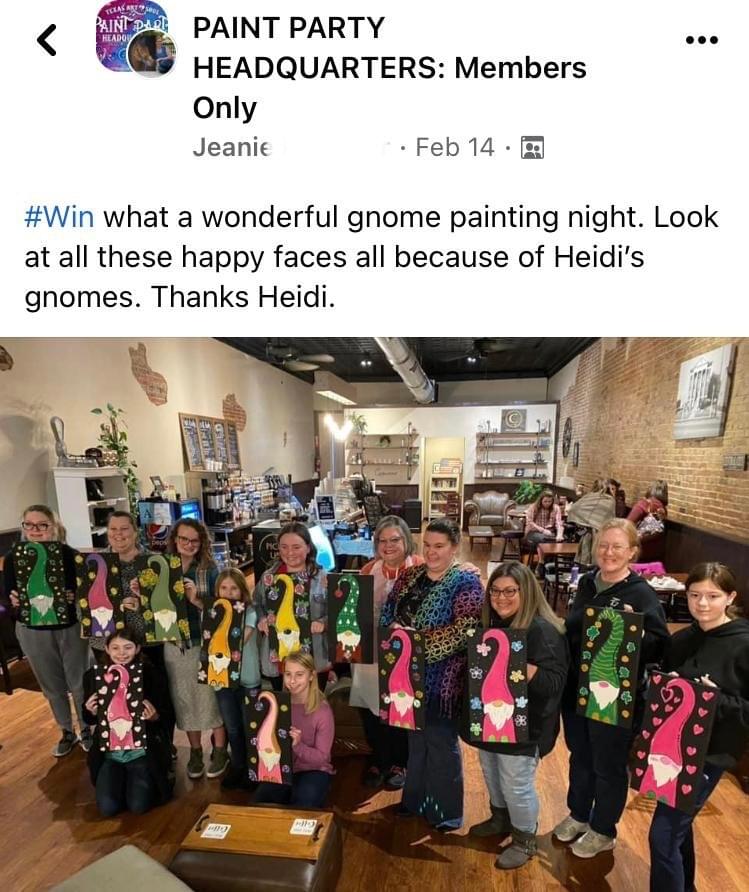 Learn to Teach a Craft or Paint Party
